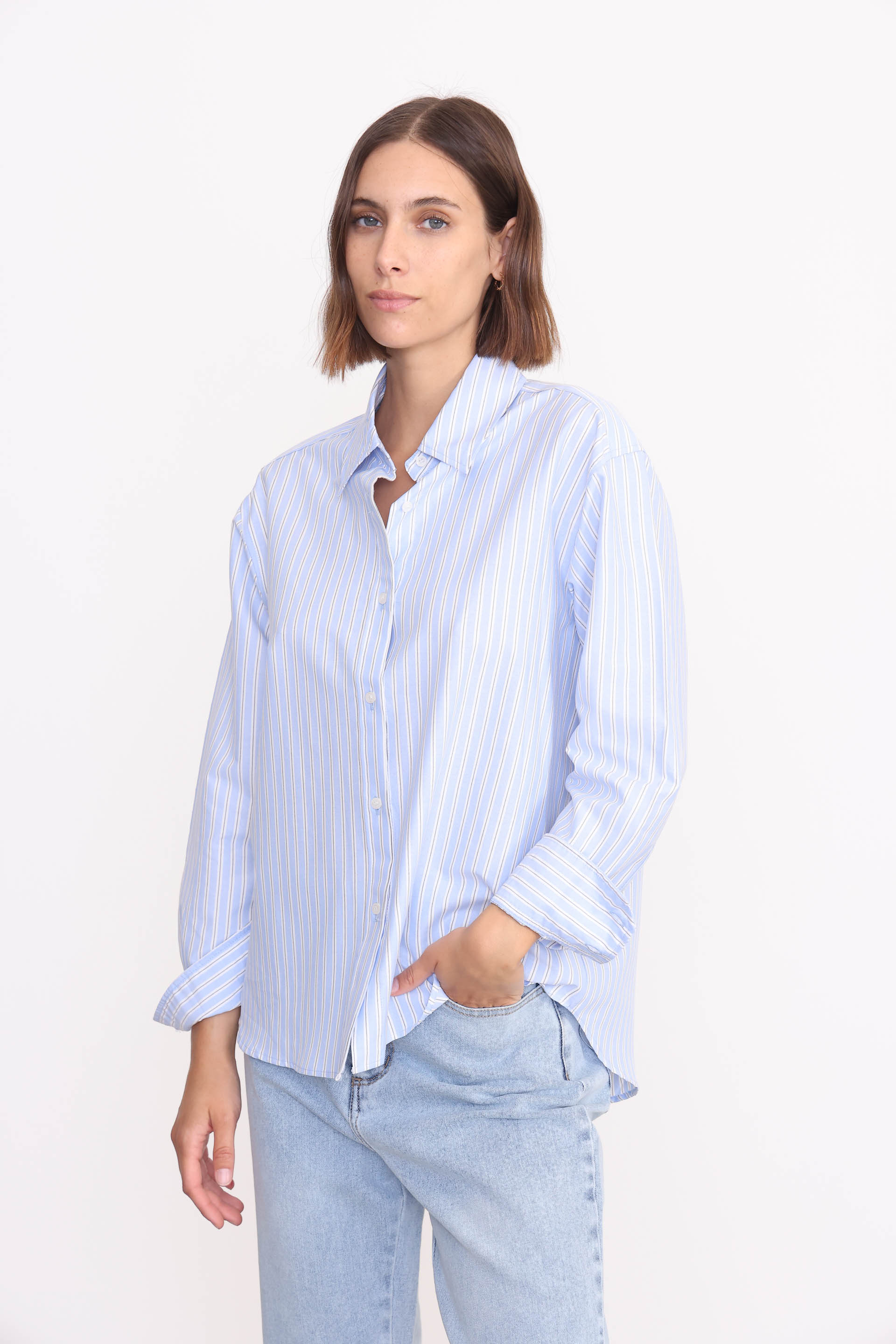 CAMISA RAYADA IRINA | INVIERNO 25 - Yagmour